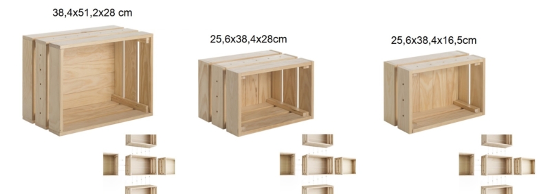 Decora con las cajas modulares de madera Home Box - Astiblog