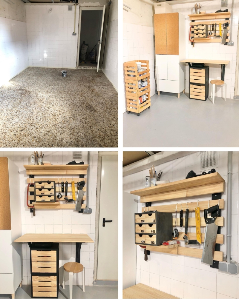 Antes y después con nuestros muebles de madera ecológica