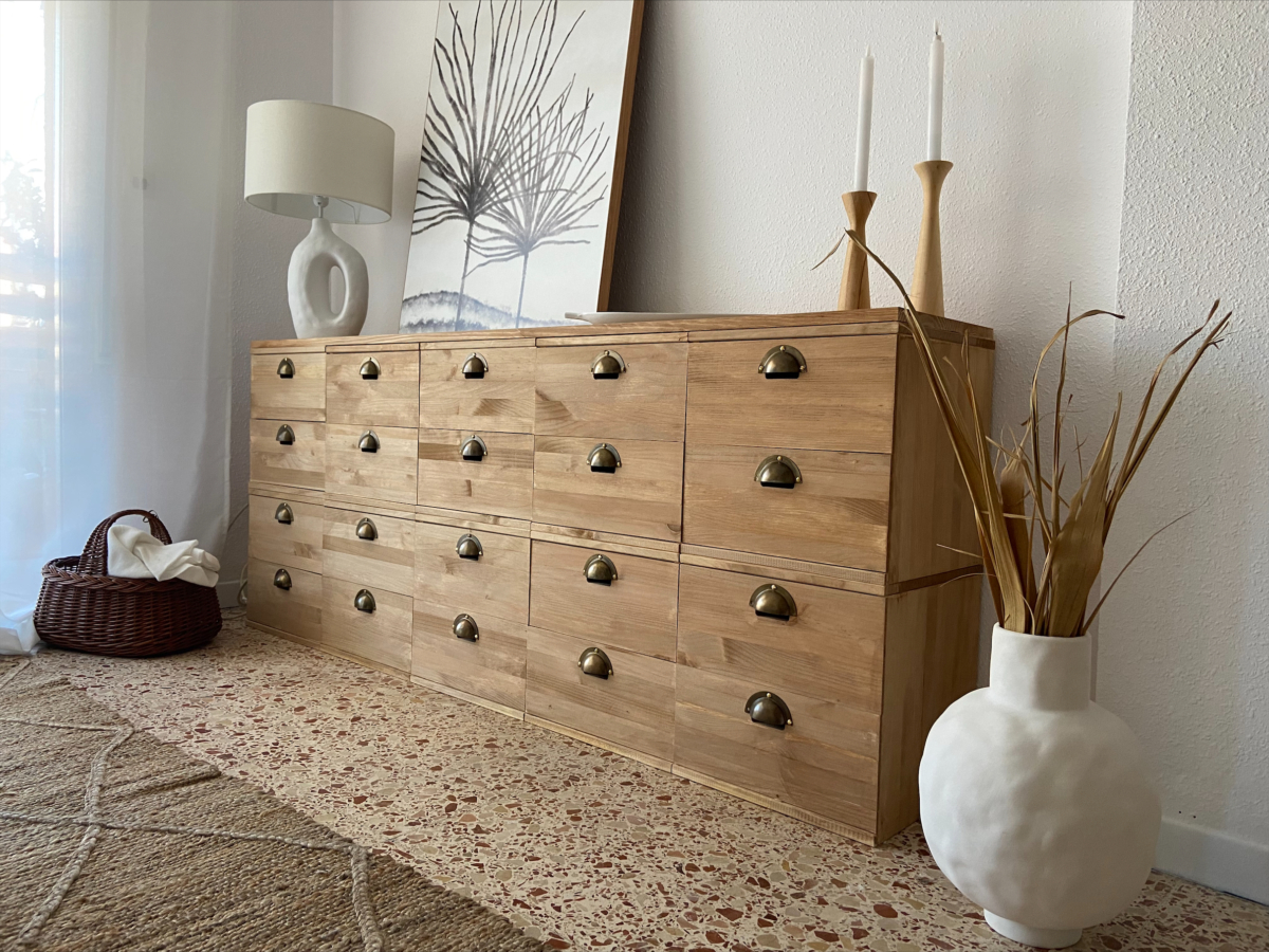 Cómo crear una cómoda cajonera de madera - Astiblog