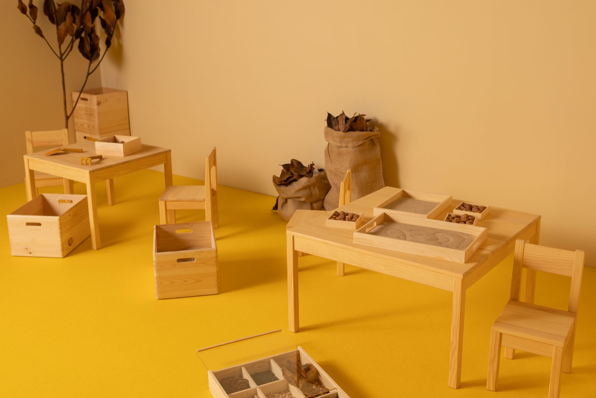 Sillas infantiles de madera talla 2 - Astigarraga Kit Line - Astideco